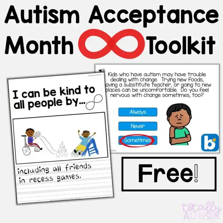 Autism Acceptance Toolkit Landing Page Totally Autism